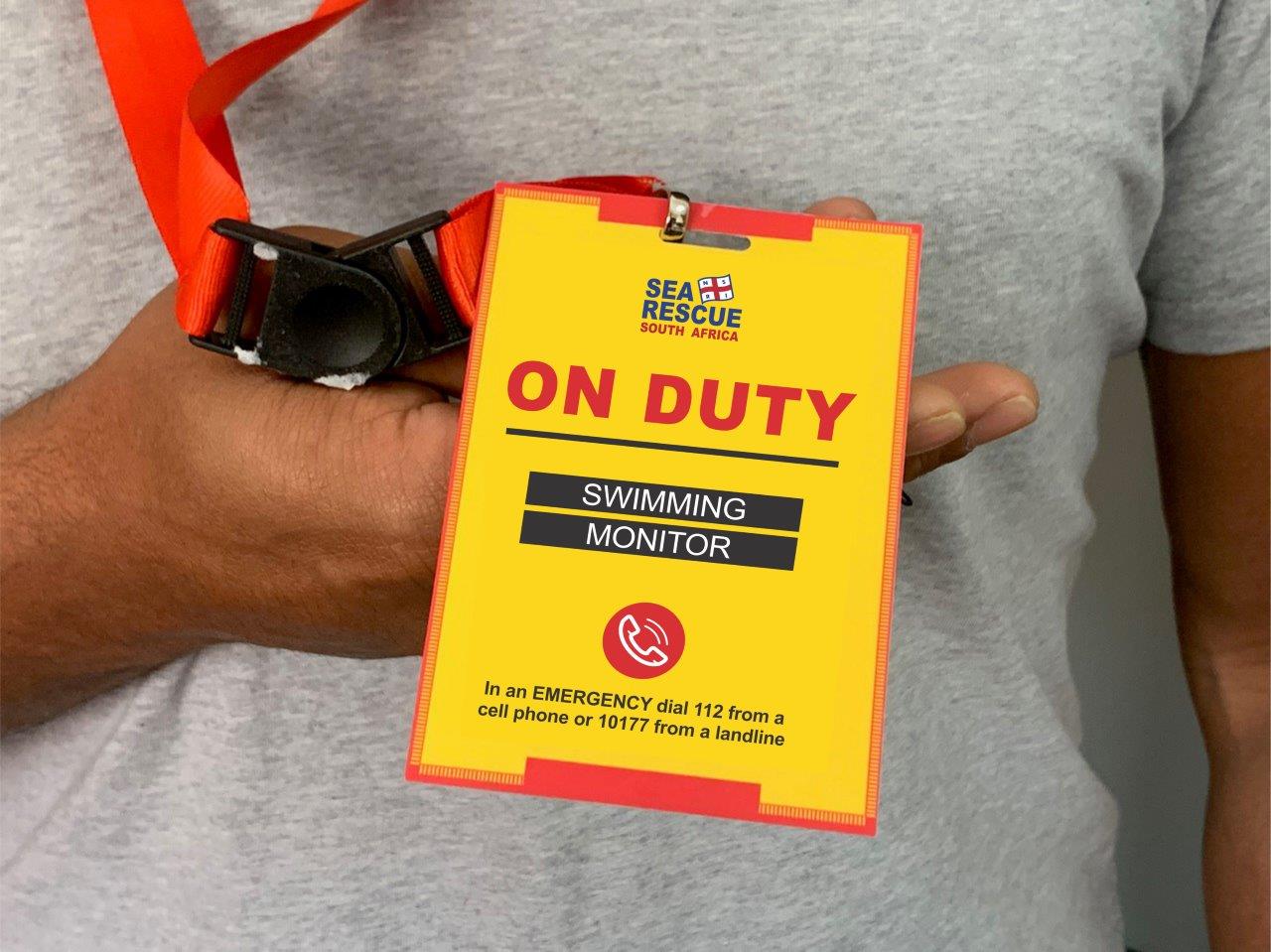 Prevent child drownings at home with the On Duty Swimming Monitor badge